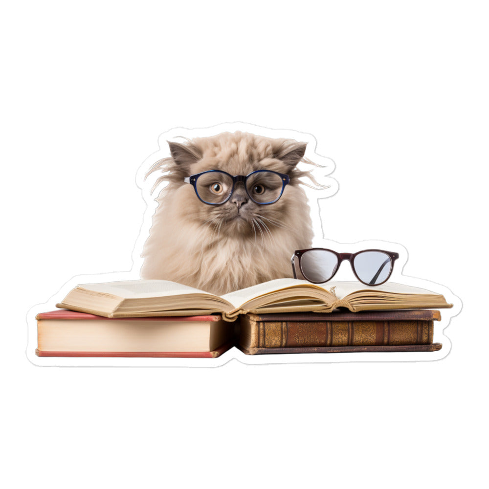 Ragdoll Student Sticker 🐱 from Stickerfy.ai