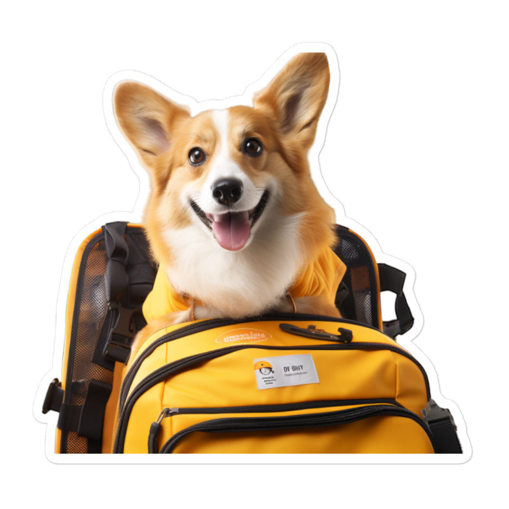 Welsh Corgi Transit Operator Sticker 🐶 from Stickerfy.ai