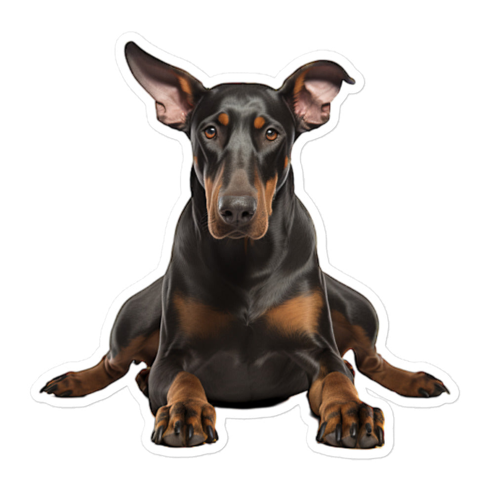 Doberman Sticker 🐶 from Stickerfy.ai