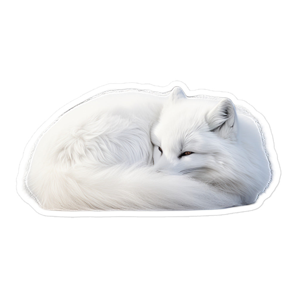 Arctic Fox Sticker 🦊 from Stickerfy.ai